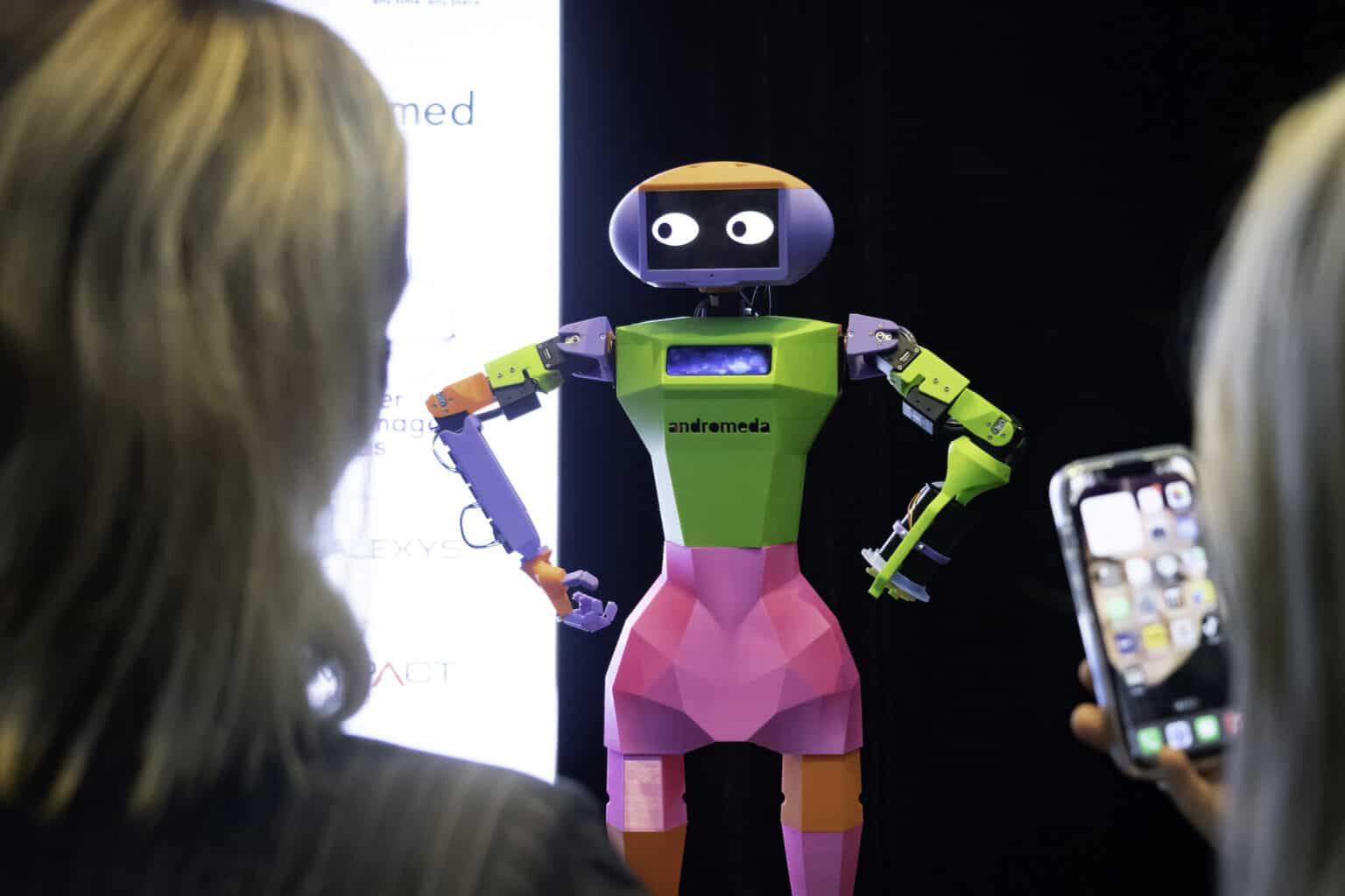 Benetas St George’s aged care residents meet Abi the robot - Pulse+IT